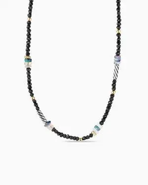 David Yurman Bead Necklace With Opal - Black Onyx