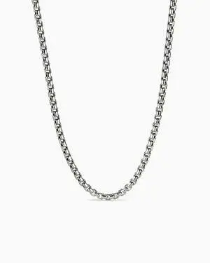 David Yurman Box Chain Necklace - 18k White Gold