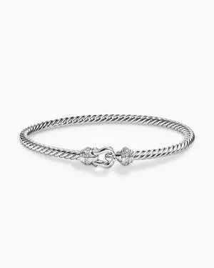 David Yurman Buckle Cablespira® Bracelet - Diamond