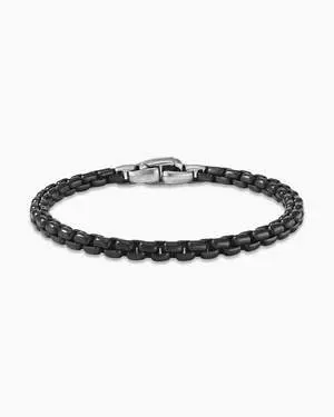 David Yurman Box Chain Bracelet - Stainless Steel/sterling Silver