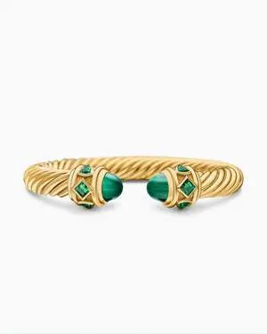 David Yurman Renaissance® Cablespira® Bracelet - Malachite