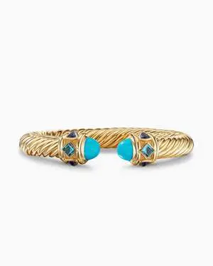 David Yurman David Yurman Renaissance® Cablespira® Bracelet Turquoise