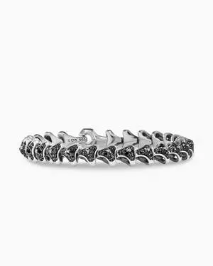 David Yurman Armory Link Bracelet - Black Diamond