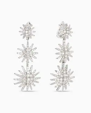 David Yurman Starburst Drop Earrings - Diamond