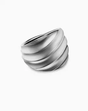 David Yurman Cable Edge® Saddle Ring - Sterling Silver Recycled