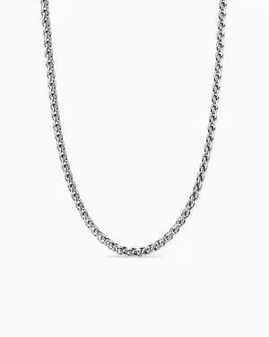 David Yurman Wheat Chain Necklace - All Sterling Silver
