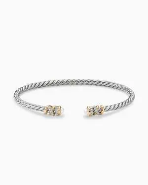 David Yurman Petite Helena Bracelet - Akoya White Pearl