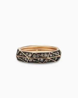 David Yurman Faceted Band Ring - Cognac Diamond
