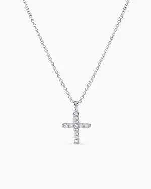 David Yurman Cable Collectibles® Cross Pendant Necklace - Diamond