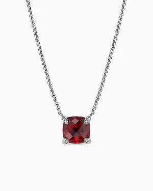 David Yurman Petite Chatelaine® Pendant Necklace - Rhodolite Garnet