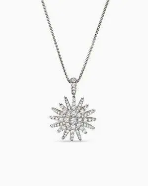 David Yurman Starburst Pendant Necklace - Diamond