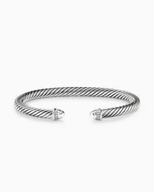 David Yurman Classic Cable Bracelet With Diamonds - Diamond