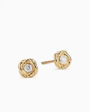 David Yurman Infinity Stud Earrings - Diamond