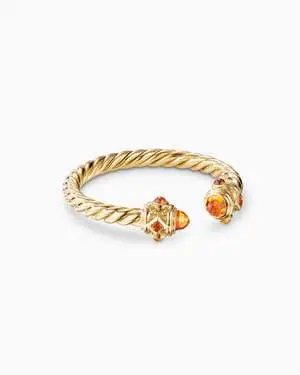 David Yurman Renaissance Ring In 18k Yellow Gold With Rubies - Madeira Citrine