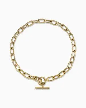 David Yurman Dy Madison® 18k Yellow Gold Toggle Chain Necklace - All 18k Yellow Gold