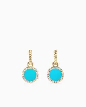 David Yurman Petite Dy Elements Drop Earrings - Turquoise