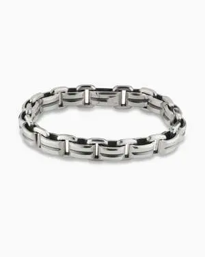 David Yurman Sterling Silver Streamline Link Bracelet - All Sterling Silver