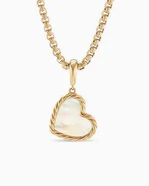 David Yurman Dy Elements® Heart Amulet - Mother Of Pearl
