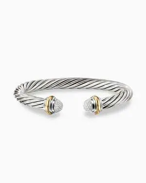 David Yurman David Yurman Classic Cable Bracelet With Diamonds Diamond