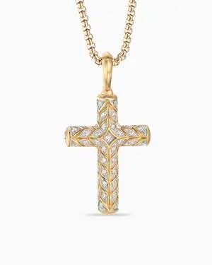 David Yurman David Yurman Chevron Cross Pendant Diamond