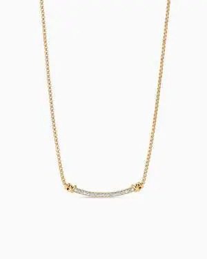 David Yurman Petite Helena Wrap Station Necklace With Diamonds - Diamond