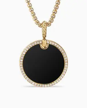 David Yurman David Yurman DY Elements® Disc Pendant Black Onyx
