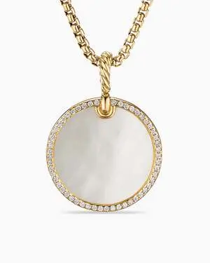 David Yurman David Yurman DY Elements® Disc Pendant Mother Of Pearl