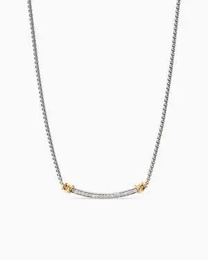 David Yurman Petite Helena Wrap Station Necklace - Diamond