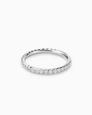 David Yurman Cable Collectibles® Stack Ring - Diamond