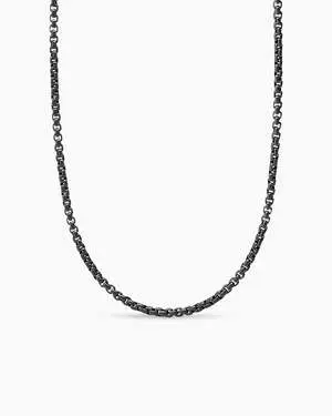 David Yurman David Yurman Box Chain Necklace Grey
