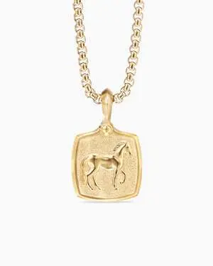 David Yurman Petrvs® Horse Amulet - All 18k Yellow Gold