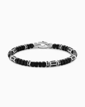 David Yurman David Yurman Hex Bead Bracelet Black Onyx/black Diamonds
