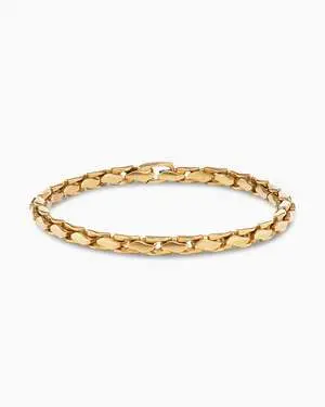 David Yurman David Yurman 18K Yellow Gold Fluted Chain Bracelet All 18k Yellow Gold