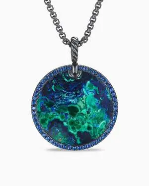 David Yurman Limited Dy Elements® Disc Pendant - Azurite