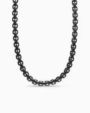 David Yurman Box Chain Necklace - Stainless Steel/sterling Silver
