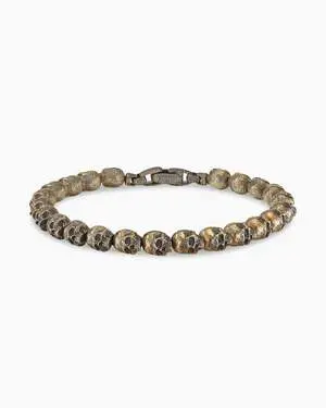 David Yurman 18k Yellow Gold Skull Bracelet - All 18k Yellow Gold