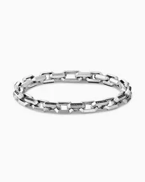 David Yurman Streamline® Heirloom Chain Link Bracelet - Black Diamond