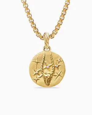 David Yurman Capricorn Amulet With Diamonds - Diamond