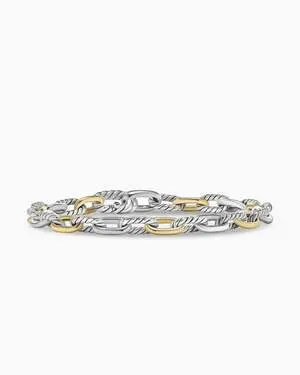 David Yurman Dy Madison Chain Bracelet - Sterling Silver/18k Yellow Gold
