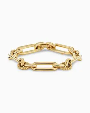 David Yurman Lexington Chain Bracelet - All 18k Yellow Gold