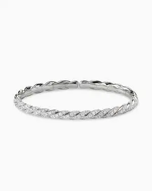 David Yurman Sculpted Cable Bracelet - Diamond