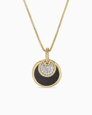David Yurman Dy Elements® Convertible Pendant Necklace - Blk Onyx White Agate Mop