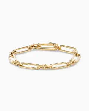 David Yurman Lexington Chain Bracelet - All 18k Yellow Gold