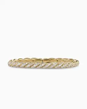 David Yurman Sculpted Cable Flex Bracelet - Diamond