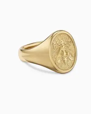 David Yurman Petrvs® Bee Ring In 18k Yellow Gold - All 18k Yellow Gold
