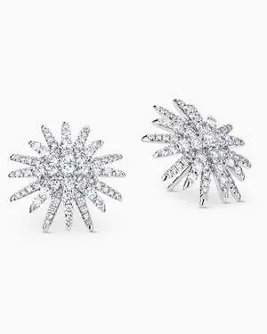 David Yurman Starburst Stud Earrings - Diamond