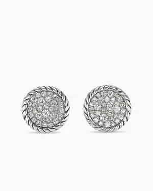David Yurman Dy Elements Button Stud Earrings