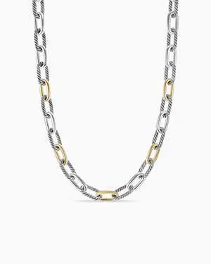 David Yurman Dy Madison Chain Necklace - Sterling Silver/18k Yellow Gold