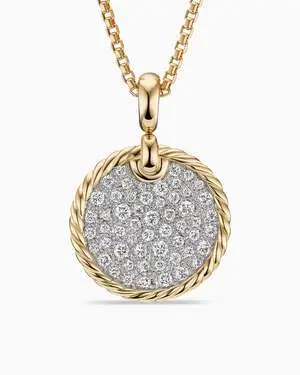 David Yurman Dy Elements® Pendant In 18k Yellow Gold - Diamond