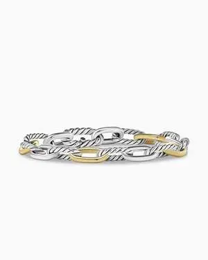 David Yurman Dy Madison® Chain Bracelet - Sterling Silver/18k Yellow Gold